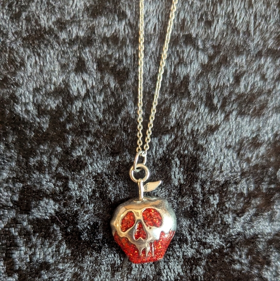Disney | Jewelry | Disney Poison Apple Necklace Snow White | Poshmark